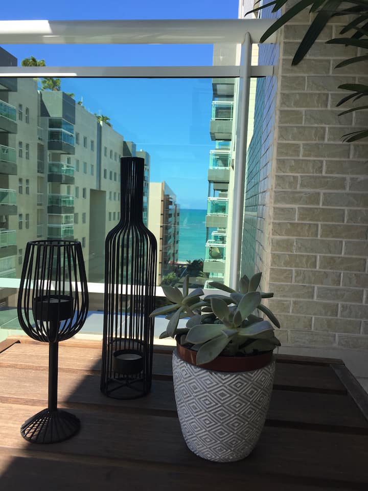 Jtr-well Located Apartment With Great Sea View! - Maceió