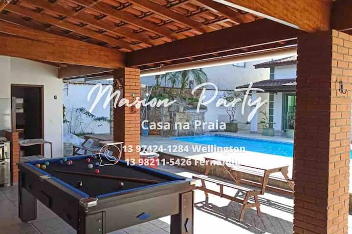 Casa Completo Com Hidromassagem E Piscina Enseada - Guarujá