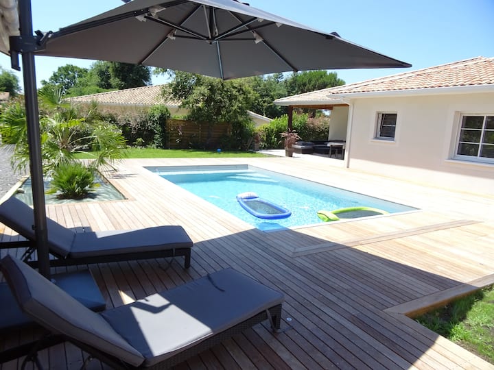 Maison 160m² De Plain Pied Et Piscine Chauffée - Andernos-les-Bains