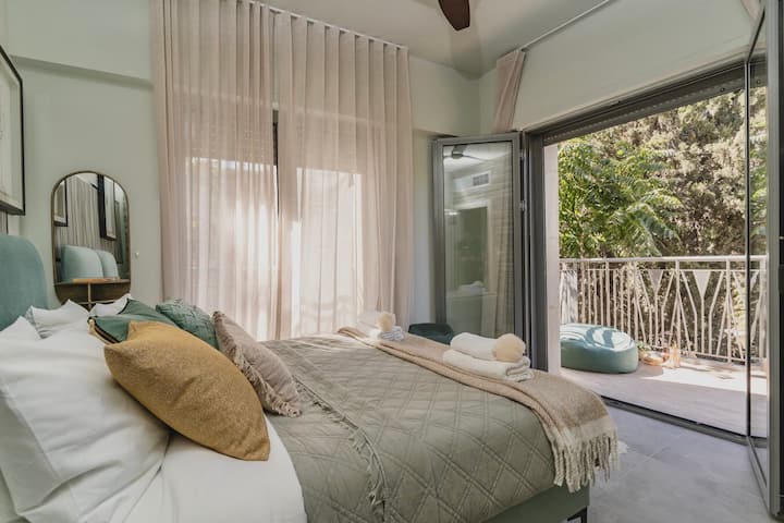 Pleasant 2br Ha-nevi'im Dual Balcony Relaxing Apt - Jerusalem