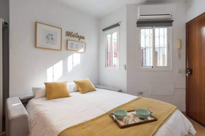 Corazón De Málaga! Tranquilo Estudio & Terraza - Málaga