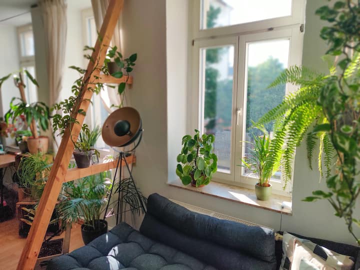 Geräumige, Stilvolle 1-raum-wohnung Mit Balkon - Lipcse