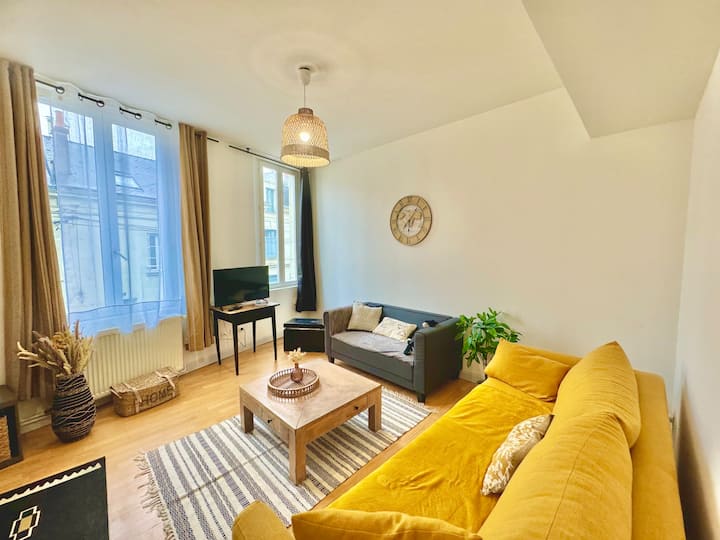 Grand T3 Calme & Central, Avec Petite Cour. - Saumur