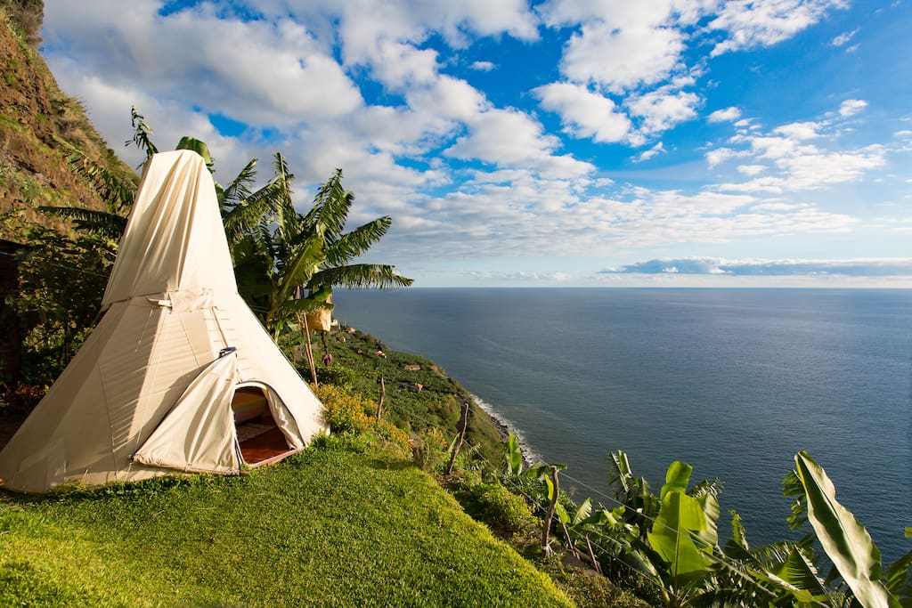 Glamping in a Hidden Paradise ~ Fig Tipi - Tipis para Alugar em Ponta ...