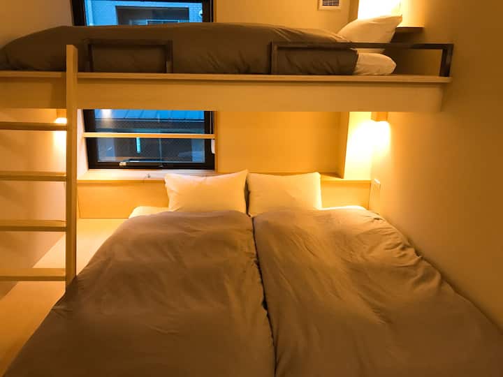 ダブルルーム シャワー付き(共有トイレ) - Kyoto