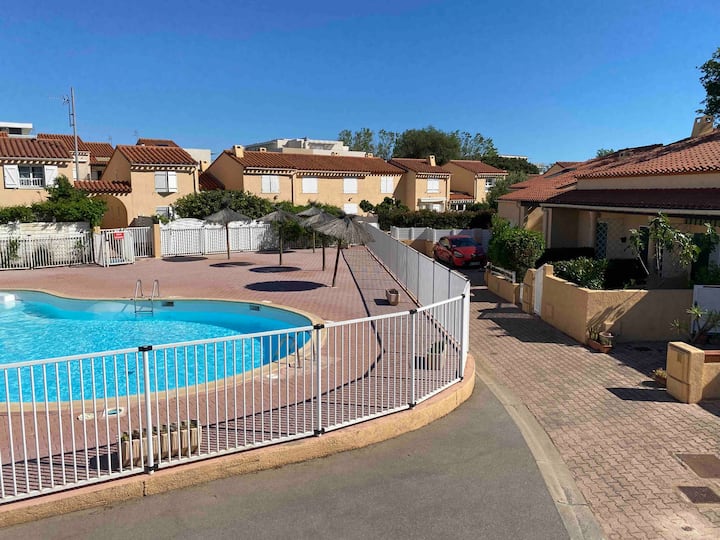 Charmante Maison De Vacances Climatisée, Piscine - Argelès-sur-Mer