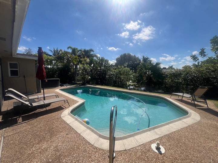 15min From Fll Airport W 8ft Pool & New Hot Tub! - 森賴斯
