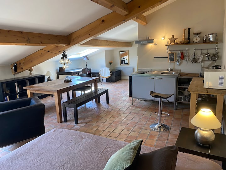 Studio Loft Château D'aubenas - Aubenas