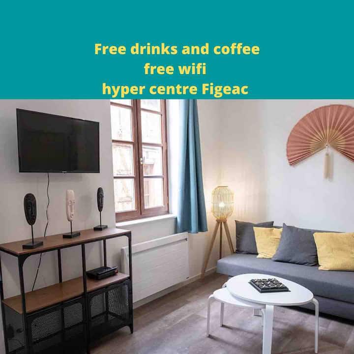 Le "26" Free Wifi,drinks And Coffee - Figeac