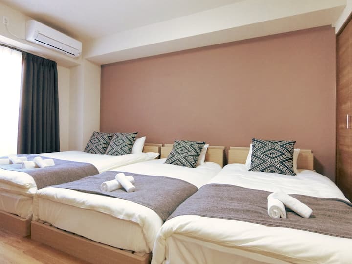 4ppl/1min To Shinimamiya St./easy Access->kix/9743 - Osaka