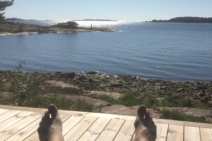 Cottage With Own Beach, Seaterrace & Pavillion. - Ahvenanmaan Maakunta