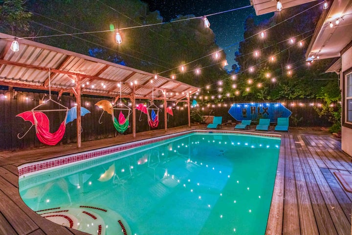 Dreamscape Retreat*amazingpool*5brs*hobby Airport - South Houston, TX