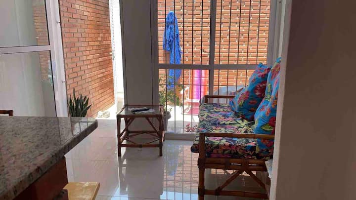 Apto (3) Térreo Confortável Churrasqueira E Pátio - Rio Grande