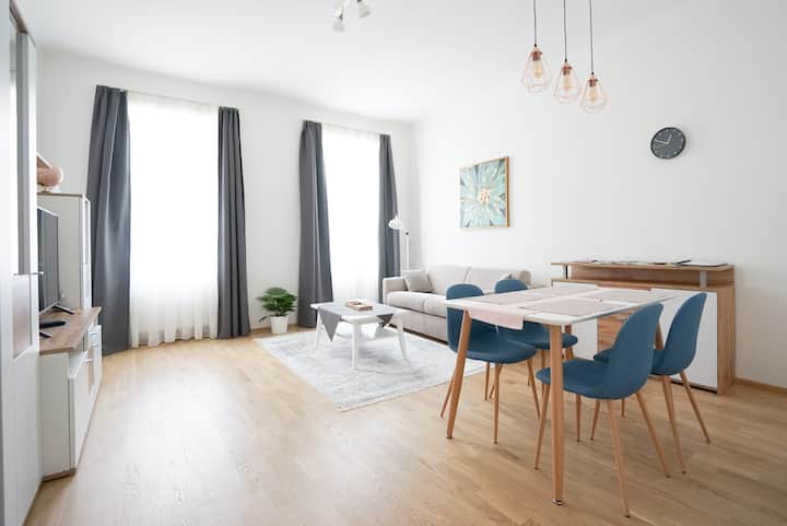 Sunny Chic Apartment In A Classic Viennese House - Vienna Central Station