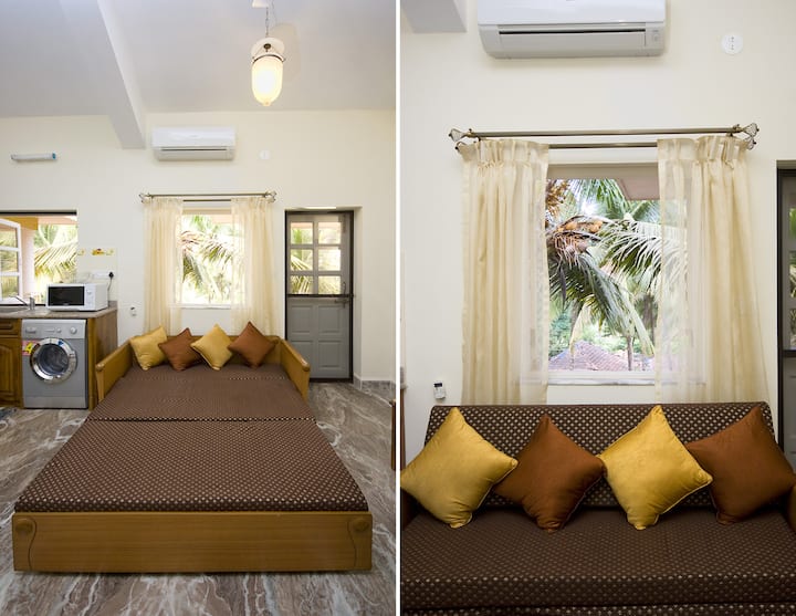 San Miguel Serviced 1 Bhk Ac Apt Near Panjim - 3 - Goa