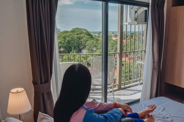 Cicada Bed Sea View Huahin 1br Fl7 Pool/beach/mkt - Hua Hin