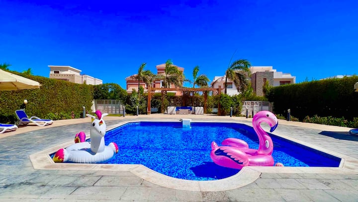 Luxury 4bd Sea View Villa In Hurghada With Pool - Hurghada