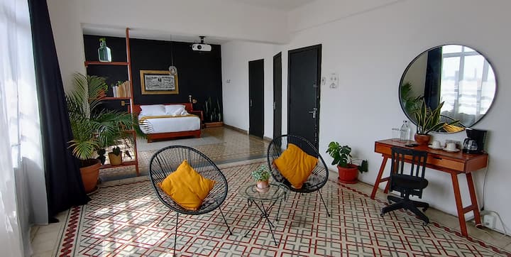 Habitación En El Centro Con Inmejorable Vista. - Puebla