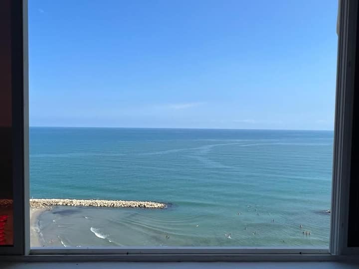 Apto Espectacular Con Vista Al Mar Desde La Cama. - Cartagena
