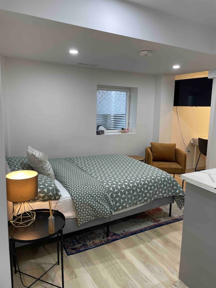 Modern, Private, Spacious 1 Br Suite; Ideal Area ✈️ - 密西沙加