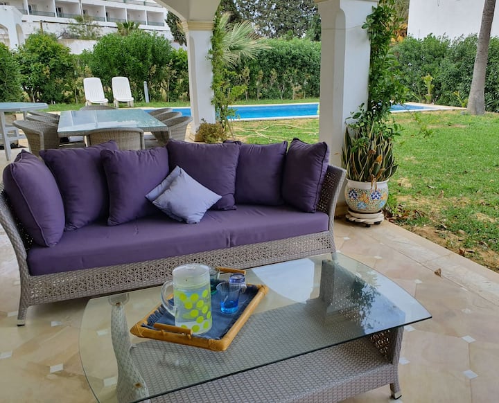 Grande Villa Avec Piscine - Résidence Front De Mer - Hammamet