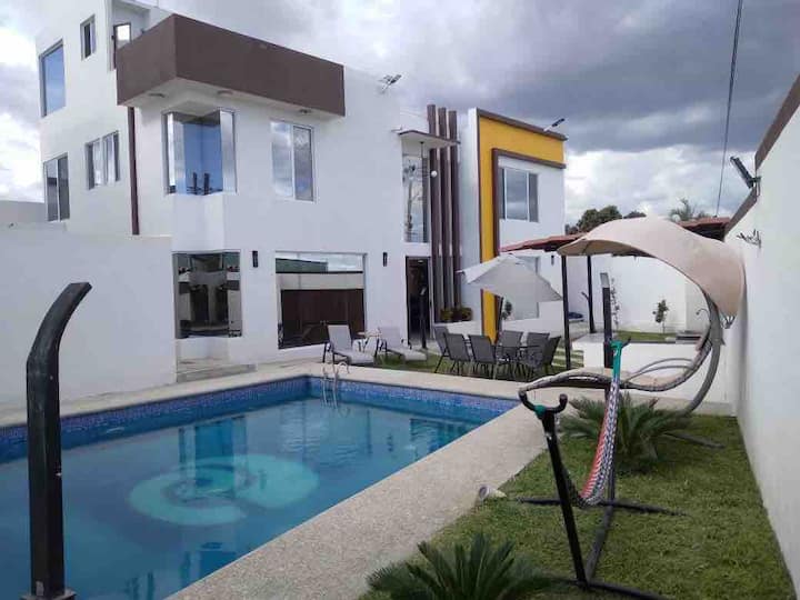 Casa Con Alberca Privada Y Climatizada - Oaxtepec