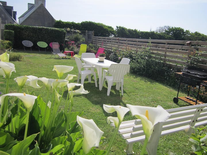 Maison Avec Jardin Clos, Mer à 300m. 3 éToiles. - Pouldreuzic