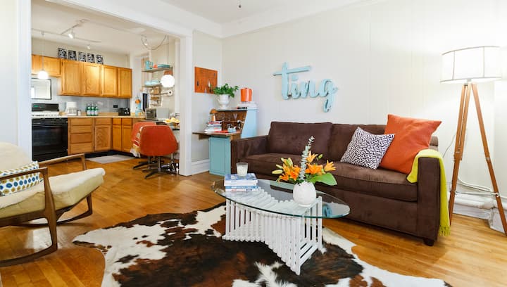 Logan Square Modern Vintage Garden - Chicago, IL