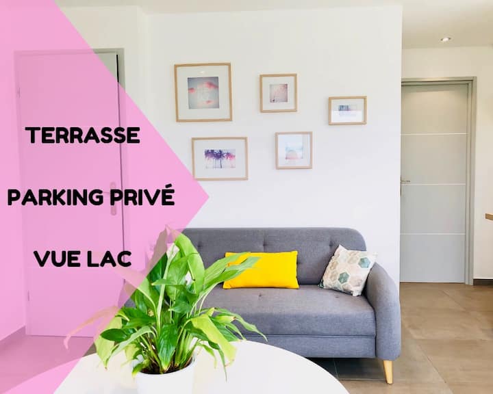 #3 Appart' Très Lumineux + Terrasse + Parking - ibis budget Aix Les Bains - Grésy