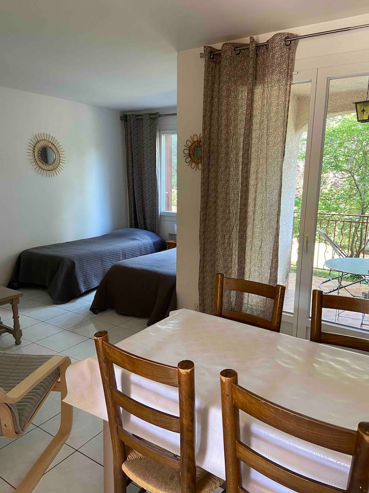 Studio 11  Au Calme , Balcon Et Proche Thermes - Esparron-de-Verdon