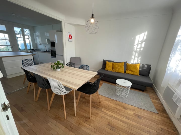 Belle Maison 10p 6 Couchages Tours Centre Jardin - Tours
