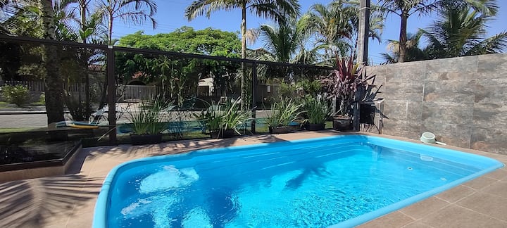 C1 Praia Brejatuba, Piscina, Wi-fi, Churrasqueira - Guaratuba