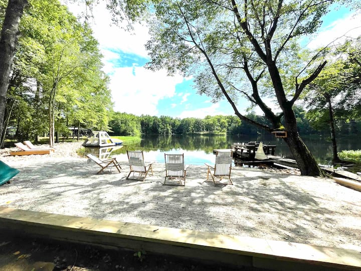 Lakefront W/private Beach, Dock, Canoe, Paddelbrd - Lake of the Woods, VA
