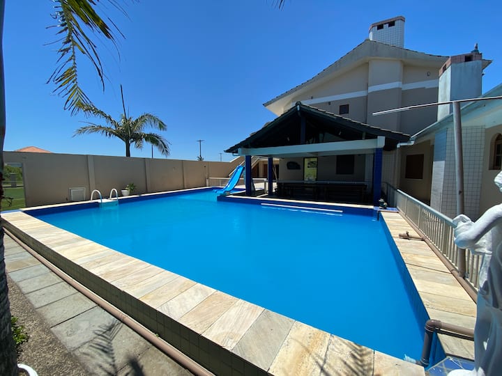 Excep. Casa C+ 1000m2, Piscina S/ Olimp, Camp. Fut - Tramandaí