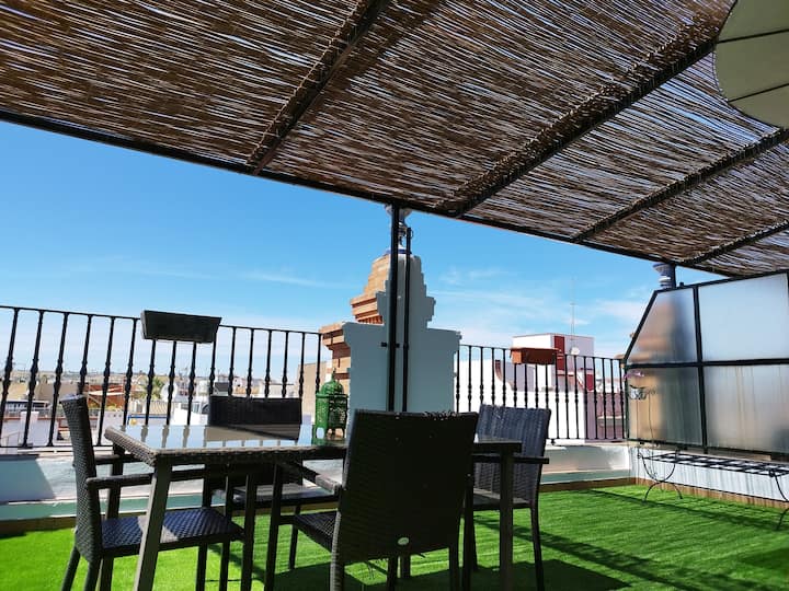 ÁTico Duplex En El Corazón De Sevilla - Camas