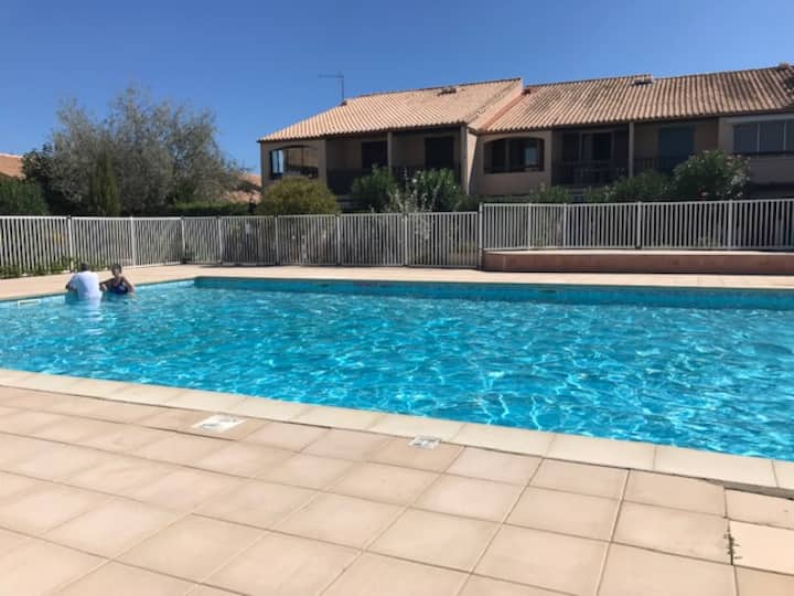La Franqui - Maison  Ds Résidence / Piscine /Vélos - Leucate