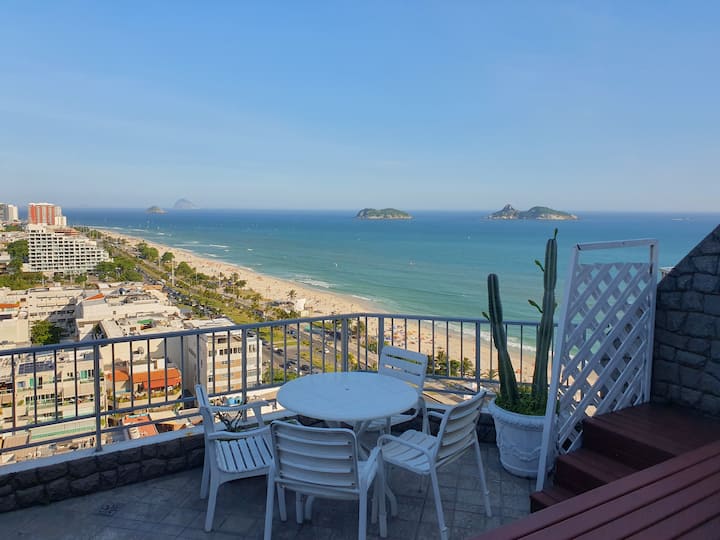 Cobertura Frente Mar Com Piscina E Churrasqueira - Rio de Janeiro