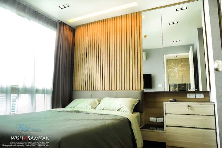 1 Br. Luxury Sky View Mrt Samyan - Bangkok