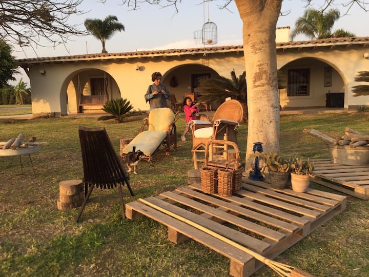 Hermosa Casa De Campo Entre Cultivos De Berries - Quilmaná