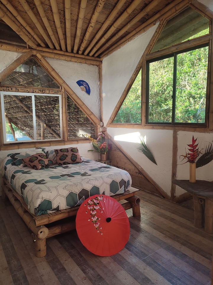Habitación En Bambú Rodeada De Naturaleza En Pacho - Pacho