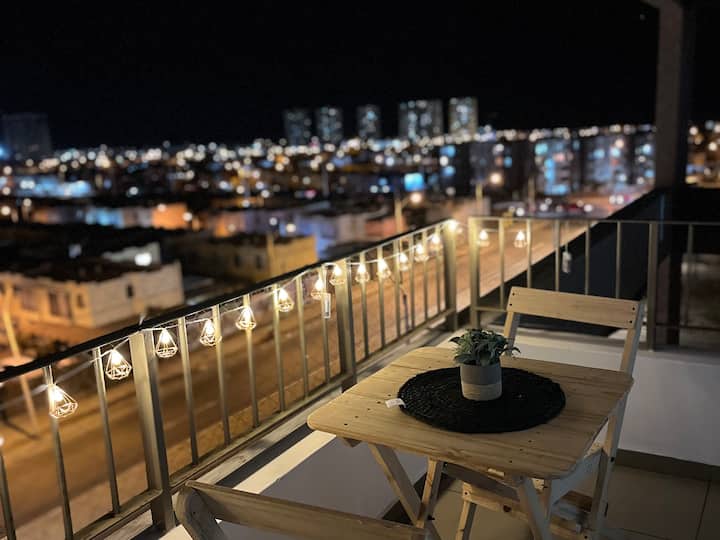 Depto. Familiar Con Plaza, Piscina Y Gimnasio - Antofagasta, Chile