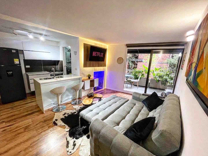 Exclusivo Ph En El Poblado/tranquilo/vista Bosque - Medellín