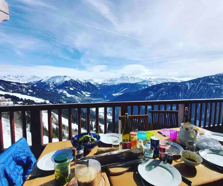 Duplex Pieds Des Pistes, Terrasse Vue Mont Blanc - Beaufort