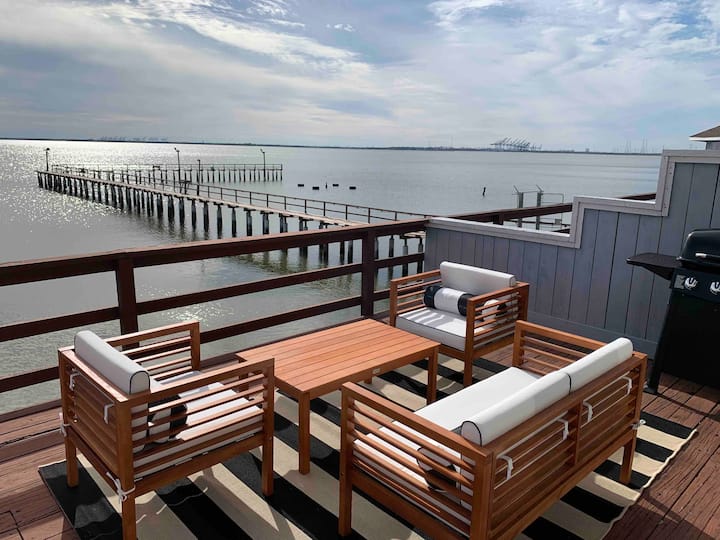 A Galveston Bay Waterfront Paradise - ベイタウン, TX