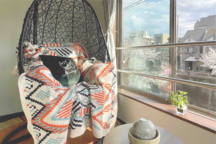 リノベーション三階建一軒家/池袋エリア電車で8分中板橋駅まで徒歩5分川沿い/都内桜名所 - 도다시