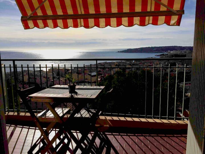 Appartement 2 Pièces 45 M2 - Vue Mer Panoramique - Menton