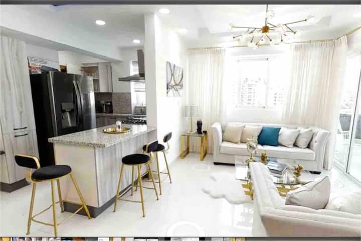 New Luxurious 2br Apt ➕ Gym ➕ Roof Top ➕Jacuzzi - Santo Domingo (Dominican Republic)