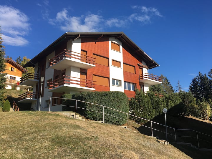 Crans-montana: Appartement Calme Et Ensoleillé - Crans-Montana