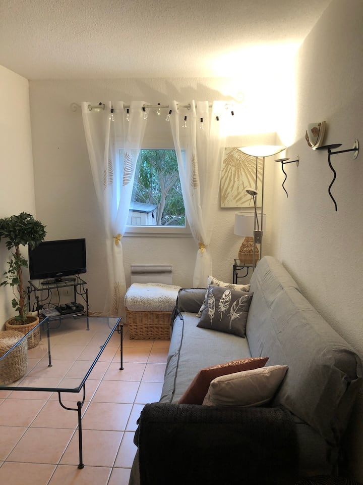 Maison à La Mer (200m Plage, Clim + Wifi) - Narbonne