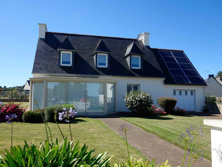 Maison De Pors Guyon 50m De La Plage Avec Vue Mer - Paimpol